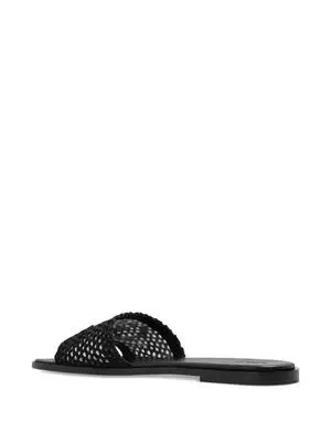 Chloé Crochet-effect Flat Sandals