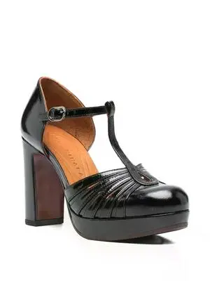 Chie Mihara 85mm T-bar Platform Pumps