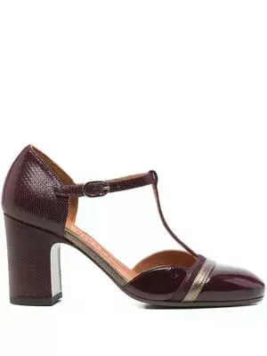 Chie Mihara 65mm Miver T-bar Block-heel Pumps