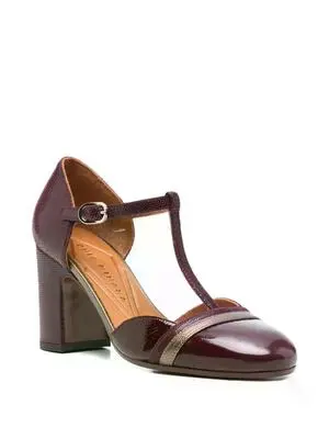 Chie Mihara 65mm Miver T-bar Block-heel Pumps
