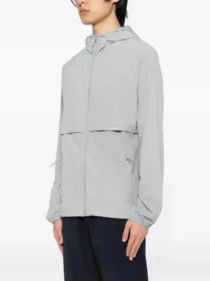 CONDITION WEAR Zip-up Windbreaker Jacket - Grey