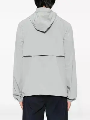CONDITION WEAR Zip-up Windbreaker Jacket - Grey