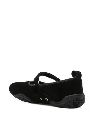 NICOLE SALDANA Sophie Suede Flats - Black