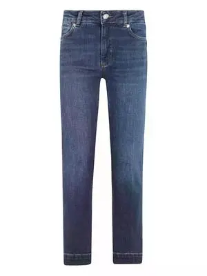Sportmax Straight-leg Jeans With Logo Patch