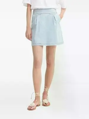 Munthe Upala Denim Mini Skirt