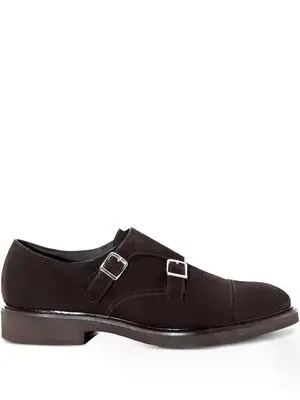 DOUCAL'S Double-buckle Monk Shoes