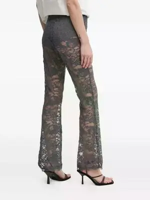 NEVER FULLY DRESSED Lace-trimmed Trousers