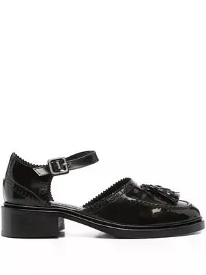 NICOLE SALDANA Margaret Tassel-embellished Loafers - Brown