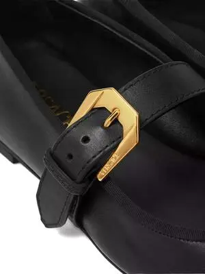 Versace Medusa-buckle Ballerina Flats