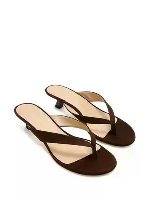 STUART WEITZMAN 35mm Low-heeled Thong Sandals