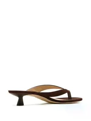 STUART WEITZMAN 35mm Low-heeled Thong Sandals