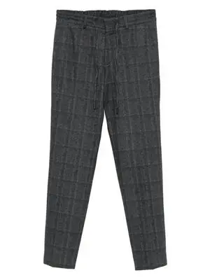 Karl Lagerfeld Checked Drawstring Trousers