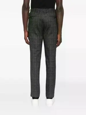 Karl Lagerfeld Checked Drawstring Trousers