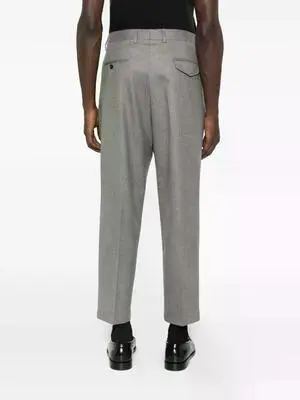 BE ABLE Pleated Side-pocket Trousers