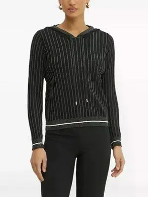 Liu Jo Ribbed-knit Hooded Sweater