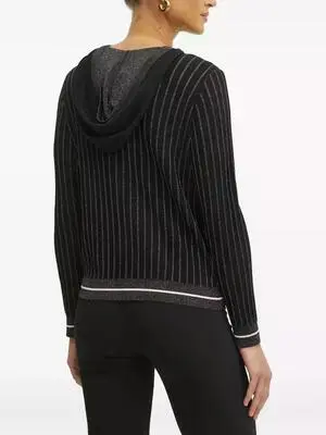 Liu Jo Ribbed-knit Hooded Sweater