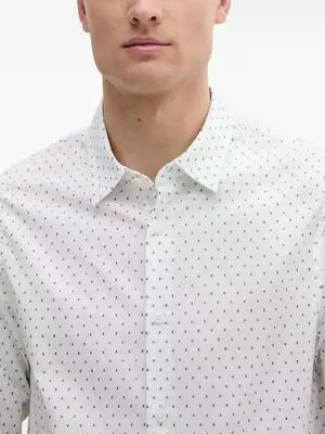 Armani Exchange Micro-dot-print Shirt