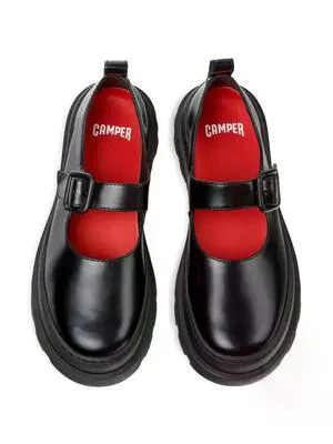 Camper Brutus+ Buckled Leather Mary Janes