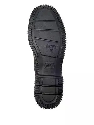 Camper Pix Lace-up Combat Boots - Grey