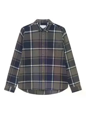 LES DEUX Plaid Button-down Shirt - Blue