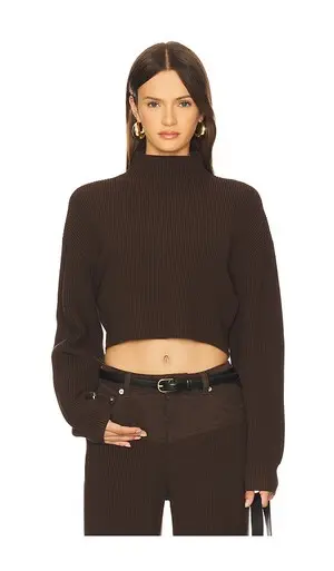 SEROYA Carmen Mid Cropped Sweater