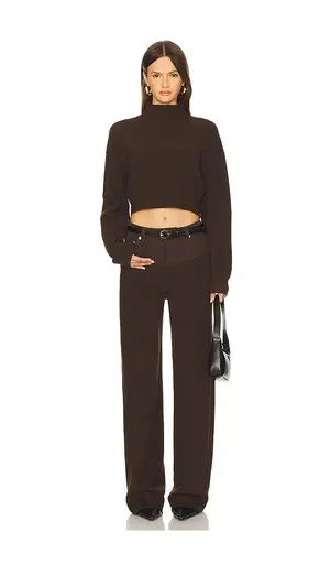 SEROYA Carmen Mid Cropped Sweater