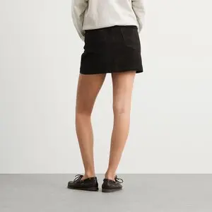 NOTHING WRITTEN Rona Suede A-line Skirt