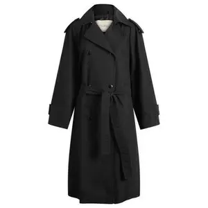 NOTHING WRITTEN Oversized Double-breasted Trench Coat