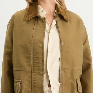 NOTHING WRITTEN Mole Skin Hunting Cotton Jacket