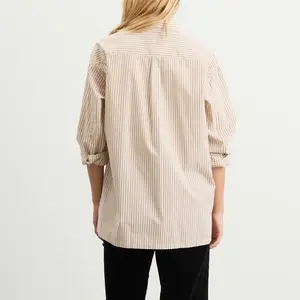 NOTHING WRITTEN Toro Oversized Striped Shirt
