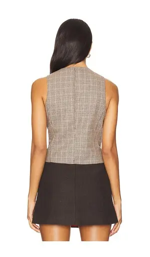 Blanknyc Checked Waistcoat