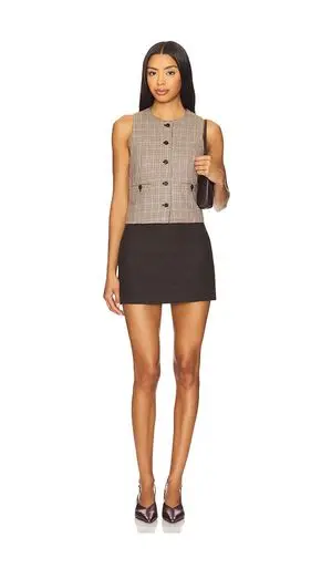 Blanknyc Checked Waistcoat
