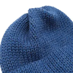Universal Works British Wool Short Watch Cap - Work Blue