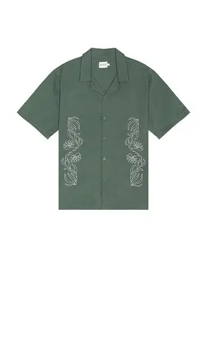 BOUND Floral Embroidery Shirt In . Also