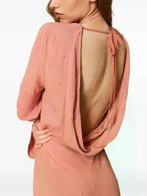 TWINSET Crystal-embellished Maxi Dress