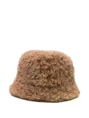 Moncler Teddy Bucket Hat - Brown