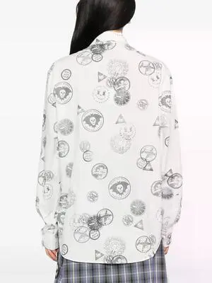 CHOPOVA LOWENA All-over Print Cotton Shirt