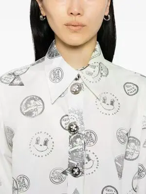 CHOPOVA LOWENA All-over Print Cotton Shirt