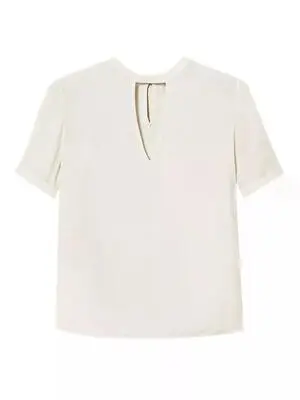 TWINSET Keyhole-neckline Blouse - White