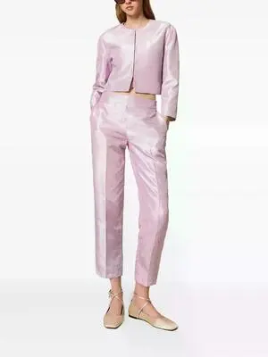 TWINSET Shantung Cropped Jacket