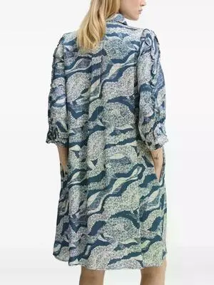 BRUUNS BAZAAR Abstract-print Mini Dress