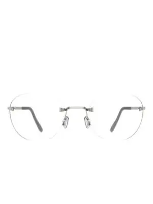 BLACKFIN Round Frame Eyeglasses - Silver
