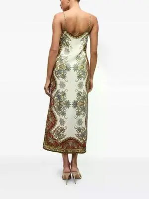 Veronica Beard Petra Paisley-print Midi Dress