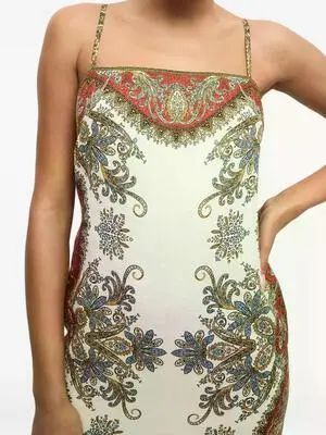 Veronica Beard Petra Paisley-print Midi Dress
