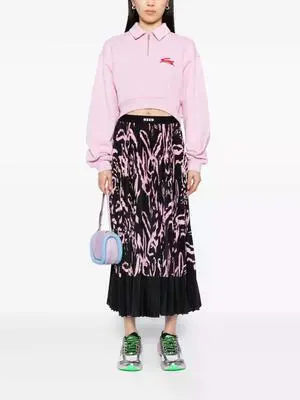 MSGM Logo-embroidered Top