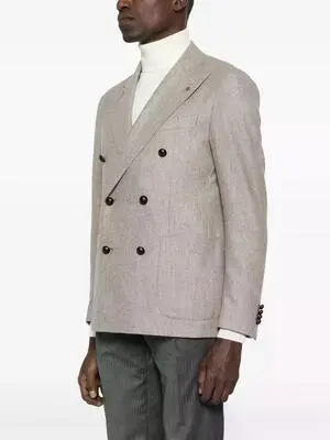 Tagliatore Double-breasted Blazer - Grey