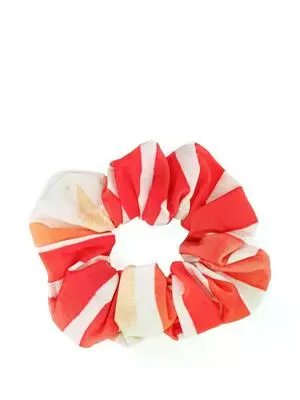 LYGIA & NANNY Striped Scrunchie - Orange