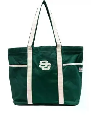 SUMMER GAMES Embroidered Logo Tote Bag - Green