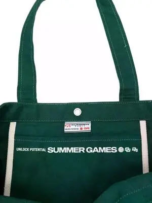 SUMMER GAMES Embroidered Logo Tote Bag
