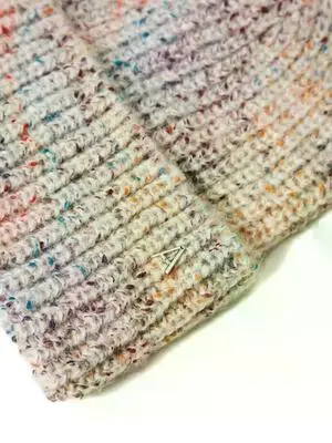TWINSET Speckled Ribbed Beanie
